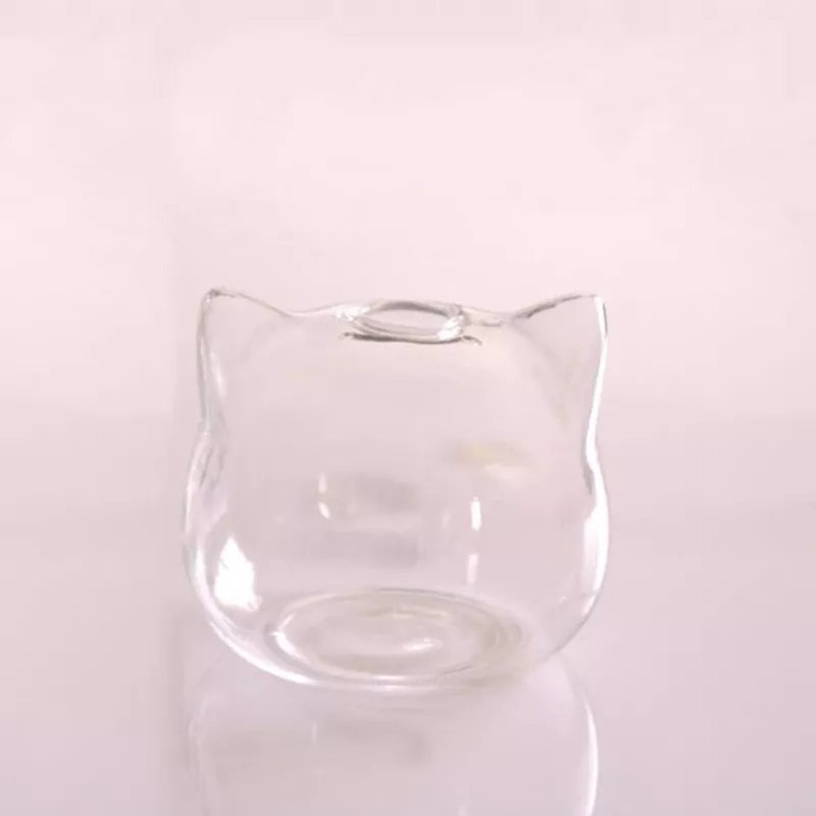Japanese Anime Lolita Aesthetic Kawaii Cat Shaped Glass Vase Decor ...