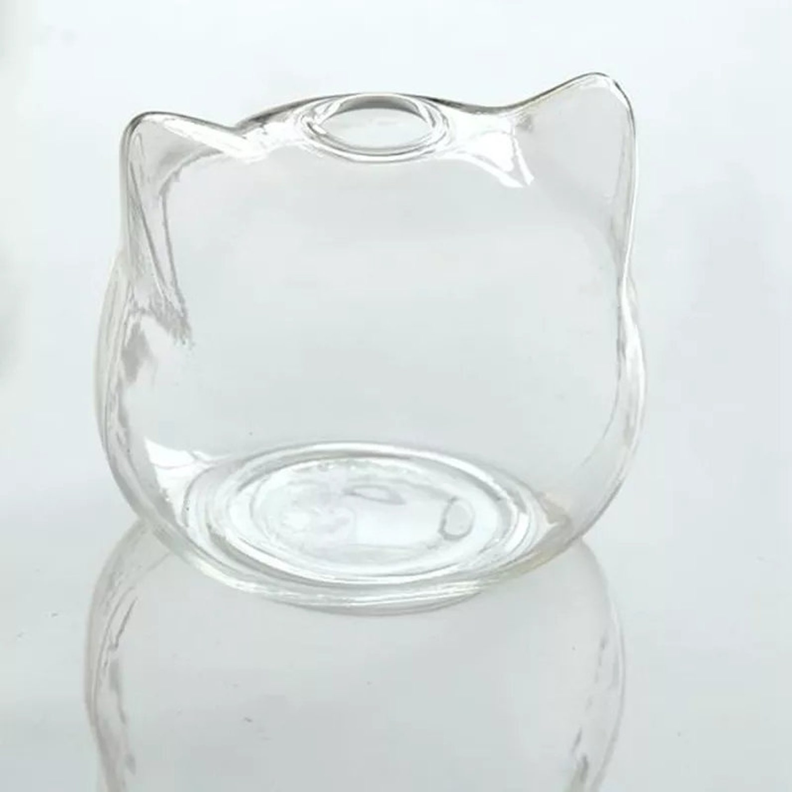 Japanese Anime Lolita Aesthetic Kawaii Cat Shaped Glass Vase Decor ...