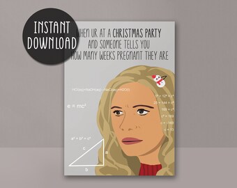 Funny Christmas Meme Card - Etsy