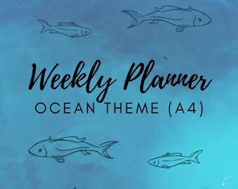 Ocean Daily Planner Printable - Etsy