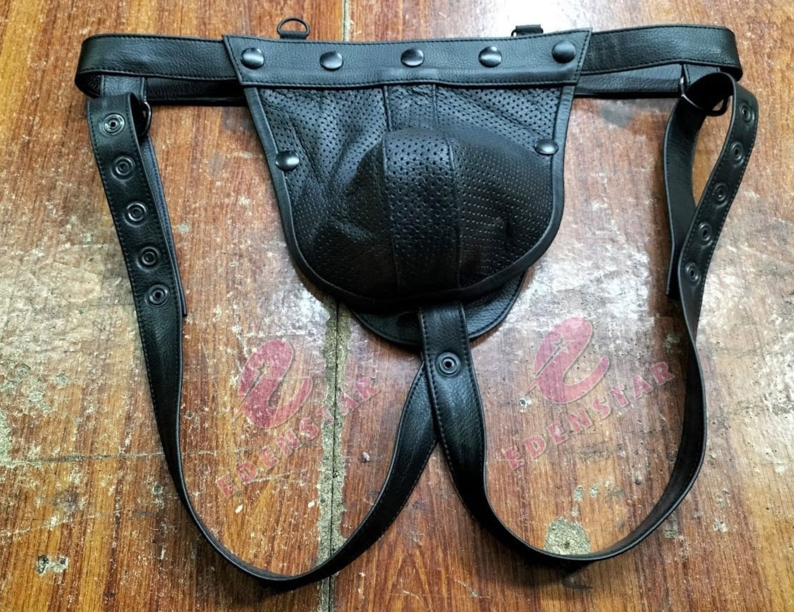 Men's 100% Genuine Black Leather Jockstrap Men Leather - Etsy