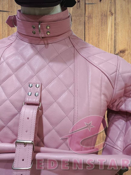 Men's 100% Genuine Black Leather Straight Jacket BDSM - Etsy