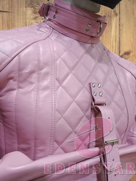 Men's 100% Genuine Black Leather Straight Jacket BDSM - Etsy