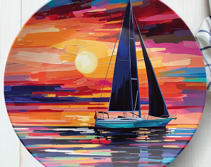 Vintage Ship Sailing Brass Plate Flue Cover Decorative Wall Plate Gold ...