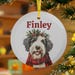 Sheepadoodle Christmas Ornament, Personalized Name Doodle Lover Gift ...