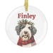 Sheepadoodle Christmas Ornament, Personalized Name Doodle Lover Gift ...