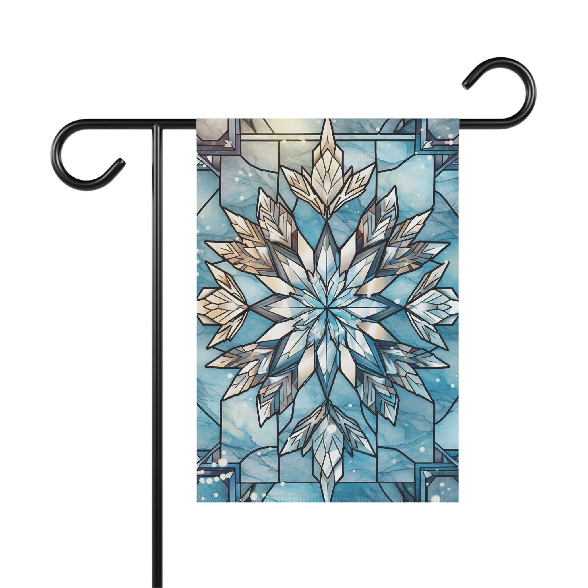 Winter Snowflake Garden Flag Gift, Christmas Snowflake House Flag ...