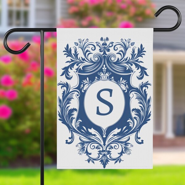 Monogram Garden Flag - Etsy