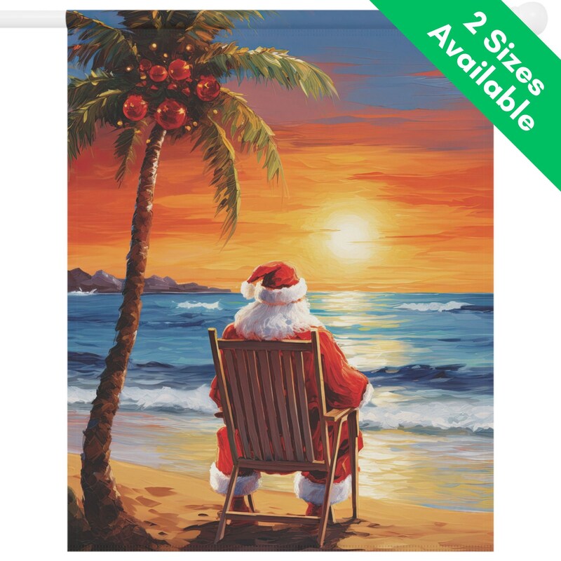 Tropical Santa - Etsy