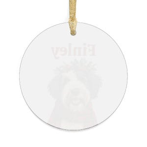 Sheepadoodle Christmas Ornament, Personalized Name Doodle Lover Gift ...