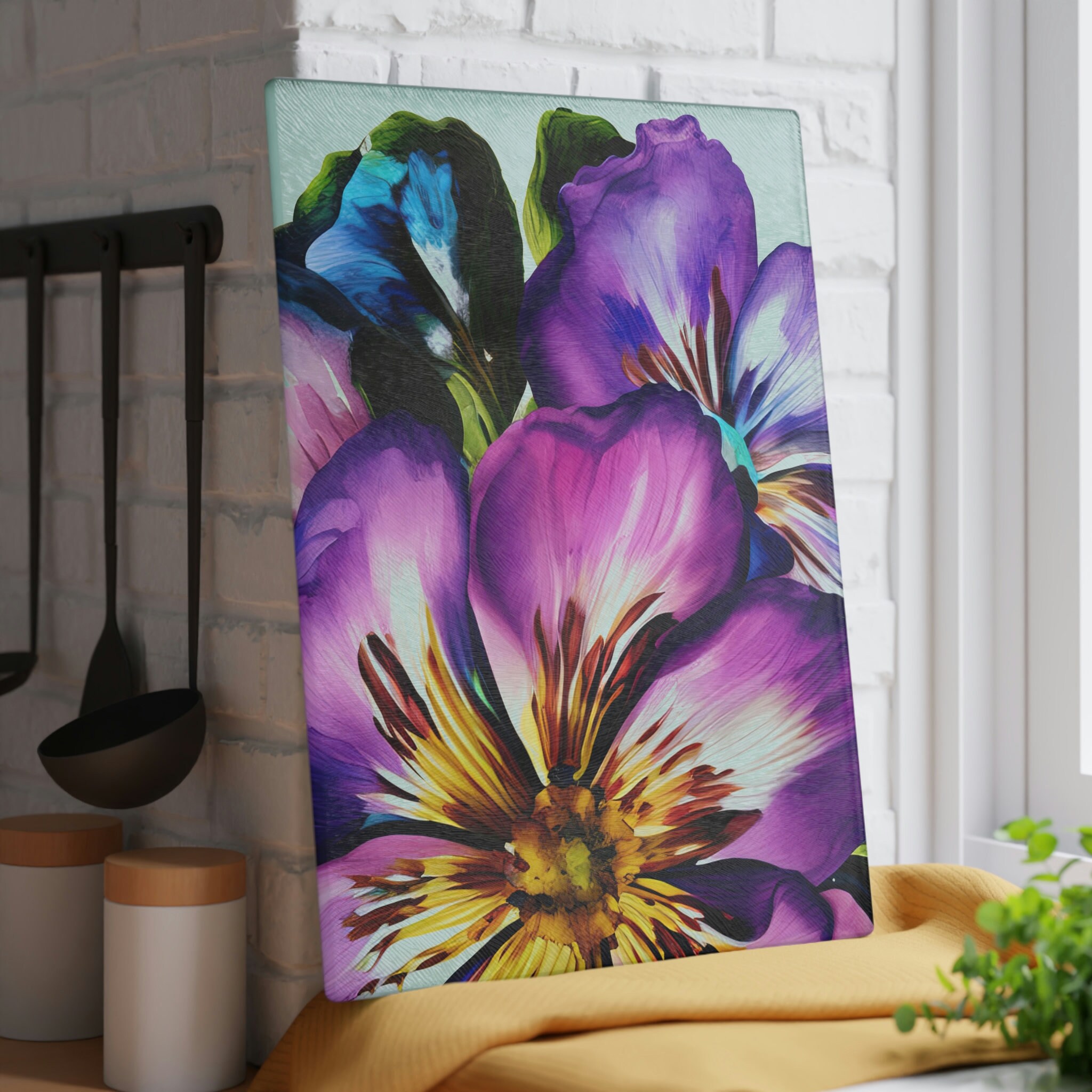 Colorful Primrose Spring Flower Cutting Board sold by Daisy | SKU ...