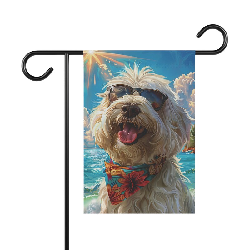 Maltese Dog Flag - Etsy