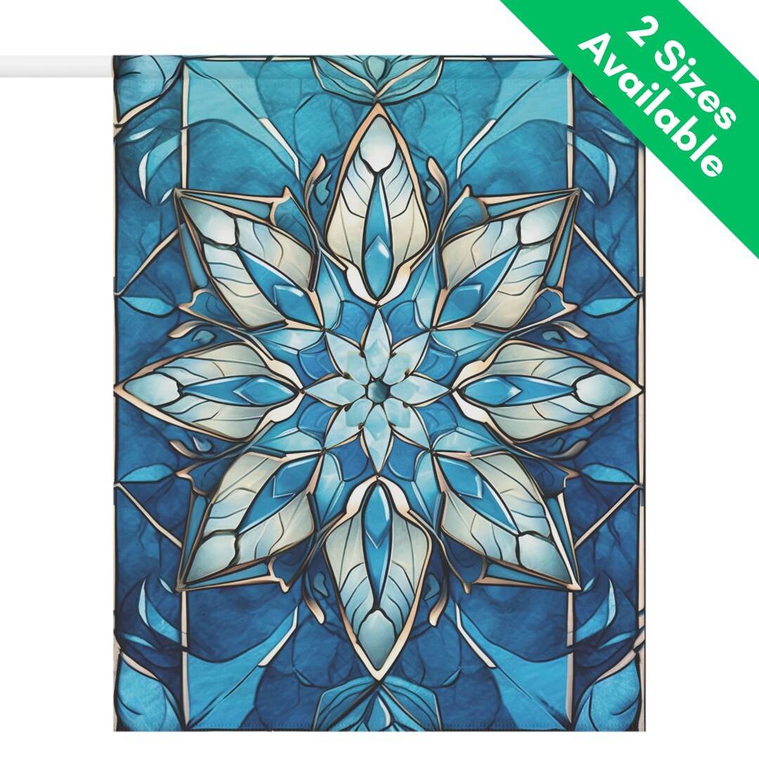 Winter Snowflake Garden Flag Gift, Christmas Snowflake House Flag ...
