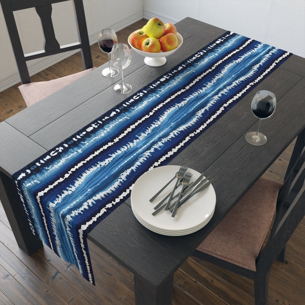 Indigo Table Runner - Etsy