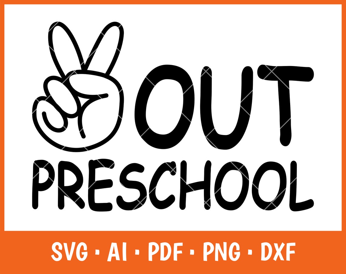 Peace Out Preschool Svg, Pre-k Svg, Last Day of School Svg, Boy ...