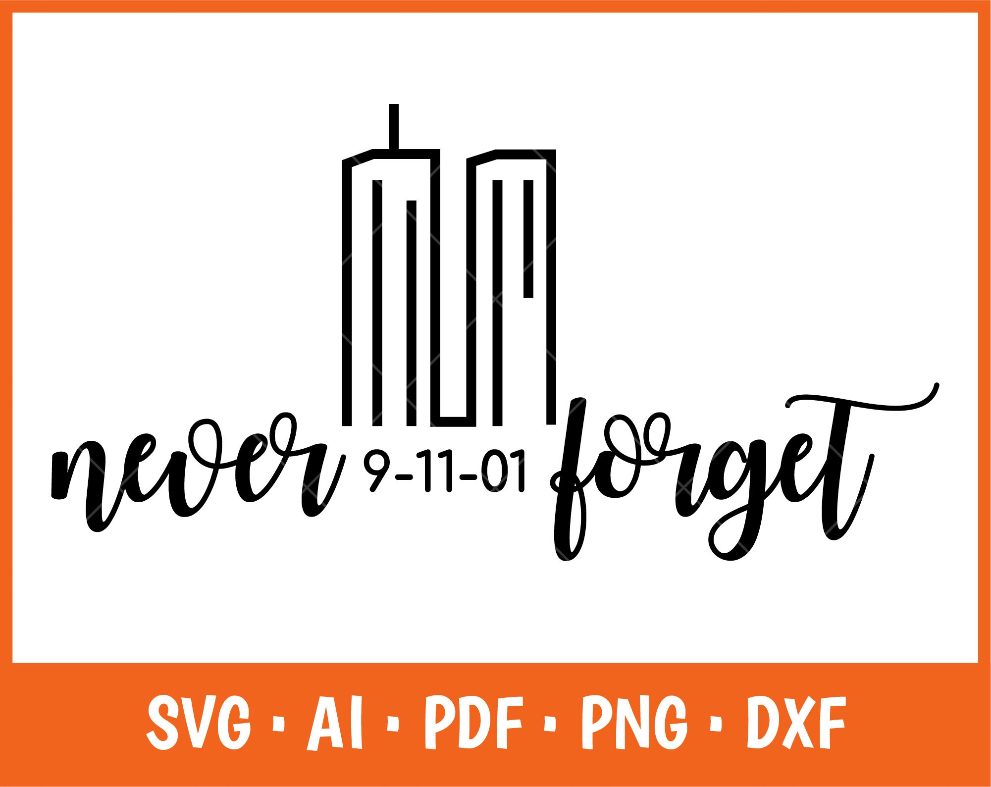 Never Forget Svg Digital Download File Cricut, New York Svg, 9/11 Svg ...