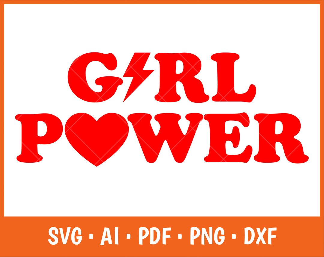 Girl Power Svg Strong Woman Svg For Cricut Girl Power Lightning Svg