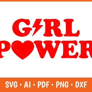 Girl Power Svg, Strong Woman Svg for Cricut, Girl Power Lightning Svg ...