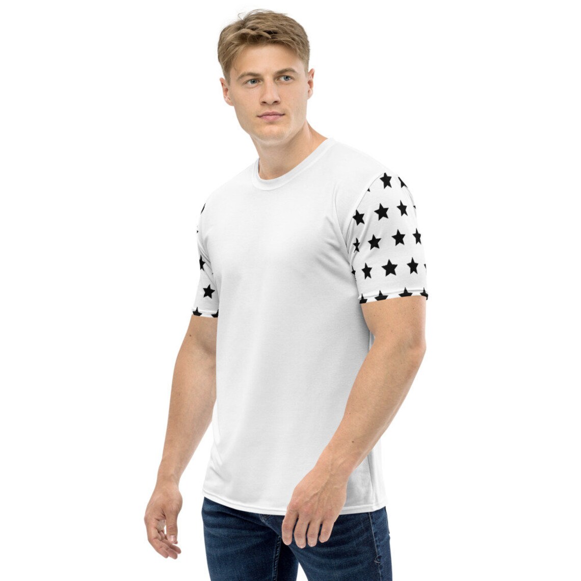 Star Bleached Sleeve Stencil Digital File SVG PNG T-shirt Template ...