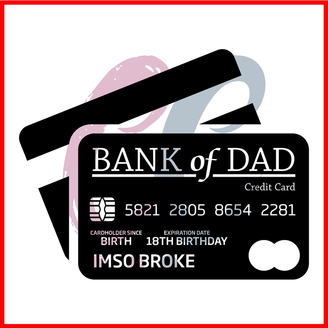 Bank of Dad SVG, Gift for Dad, Father's Day Gift, Svg Files for Cricut ...