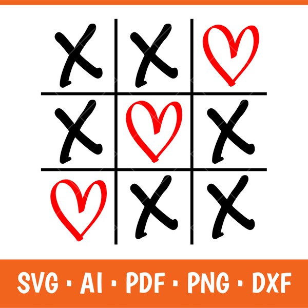 Heart Tic Tac Toe - Etsy