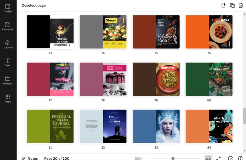 KDP Cover Template 100 Editable Book Covers Templates - Etsy