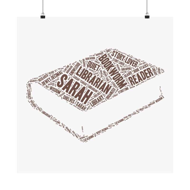 Librarian Poster - Etsy