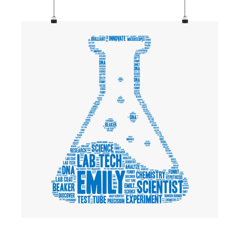 Chemistry Word - Etsy