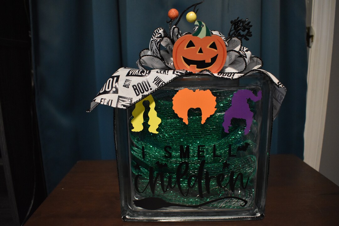 Witch Sisters Glass Block - Etsy