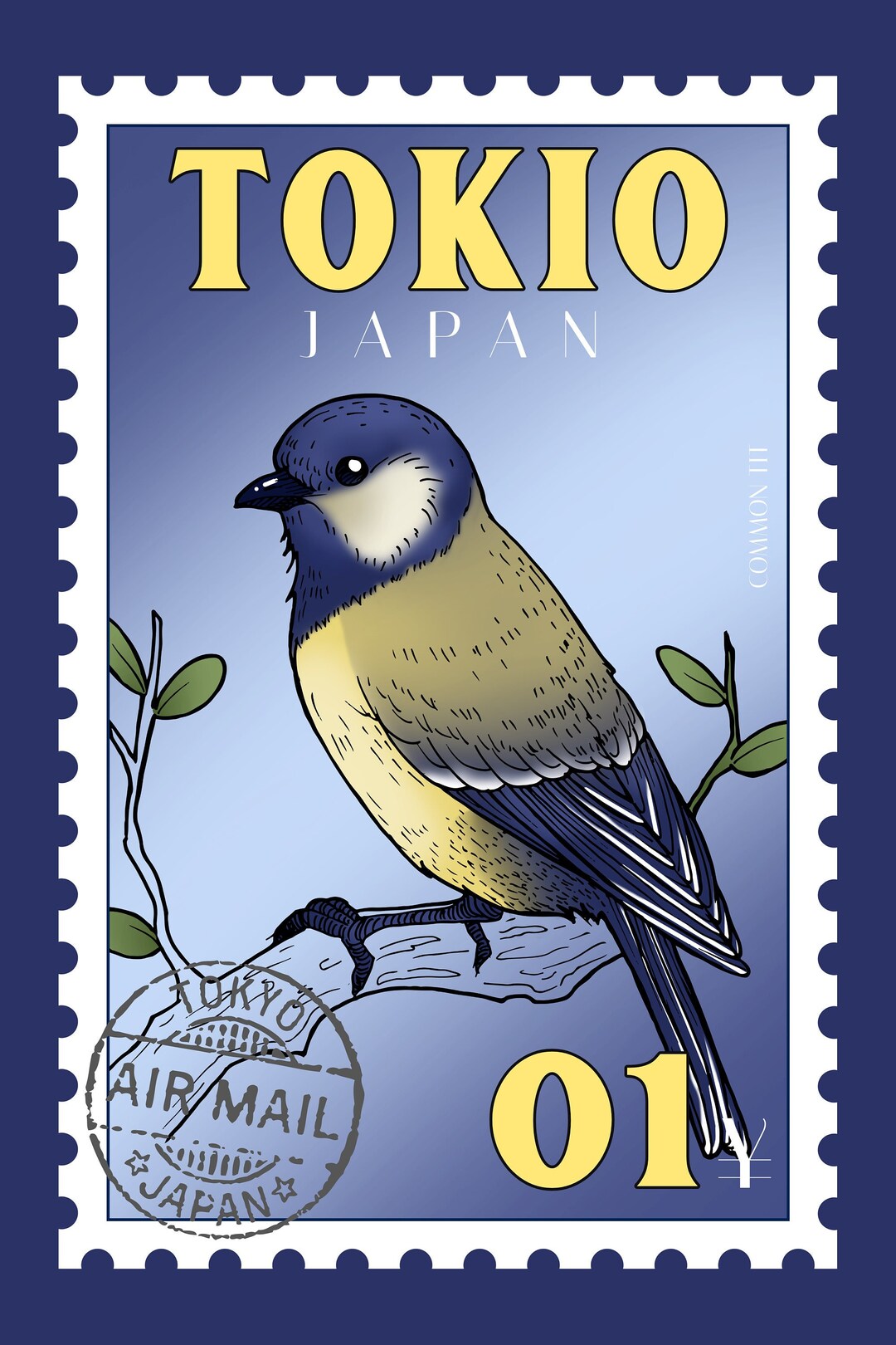 Set of 5 Digital Bird Prints - Etsy