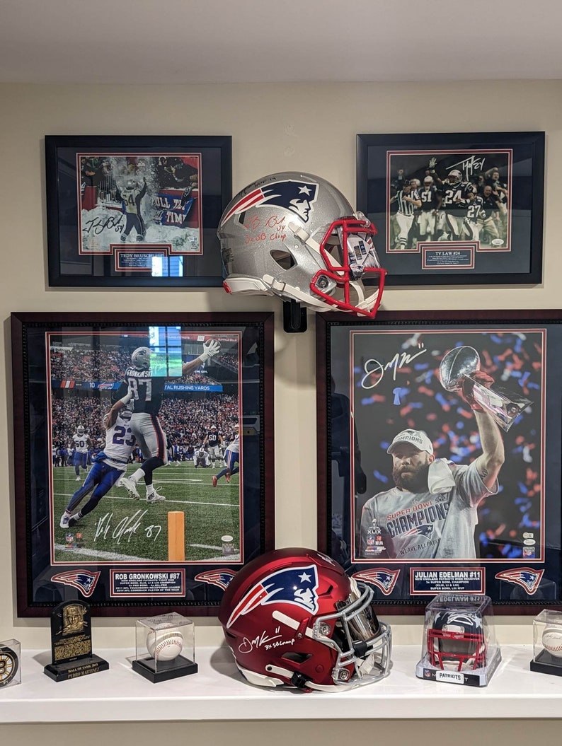 Full Size Helmet Holder NFL Mount Hanger Screw Mount - Etsy