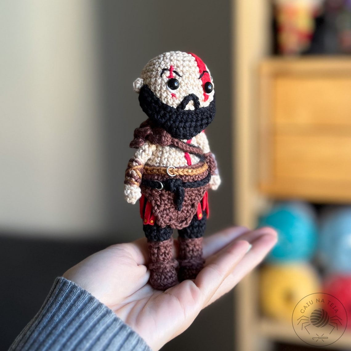 Amigurumi Crochet Pattern Kratos God of War/ PDF in English - Etsy