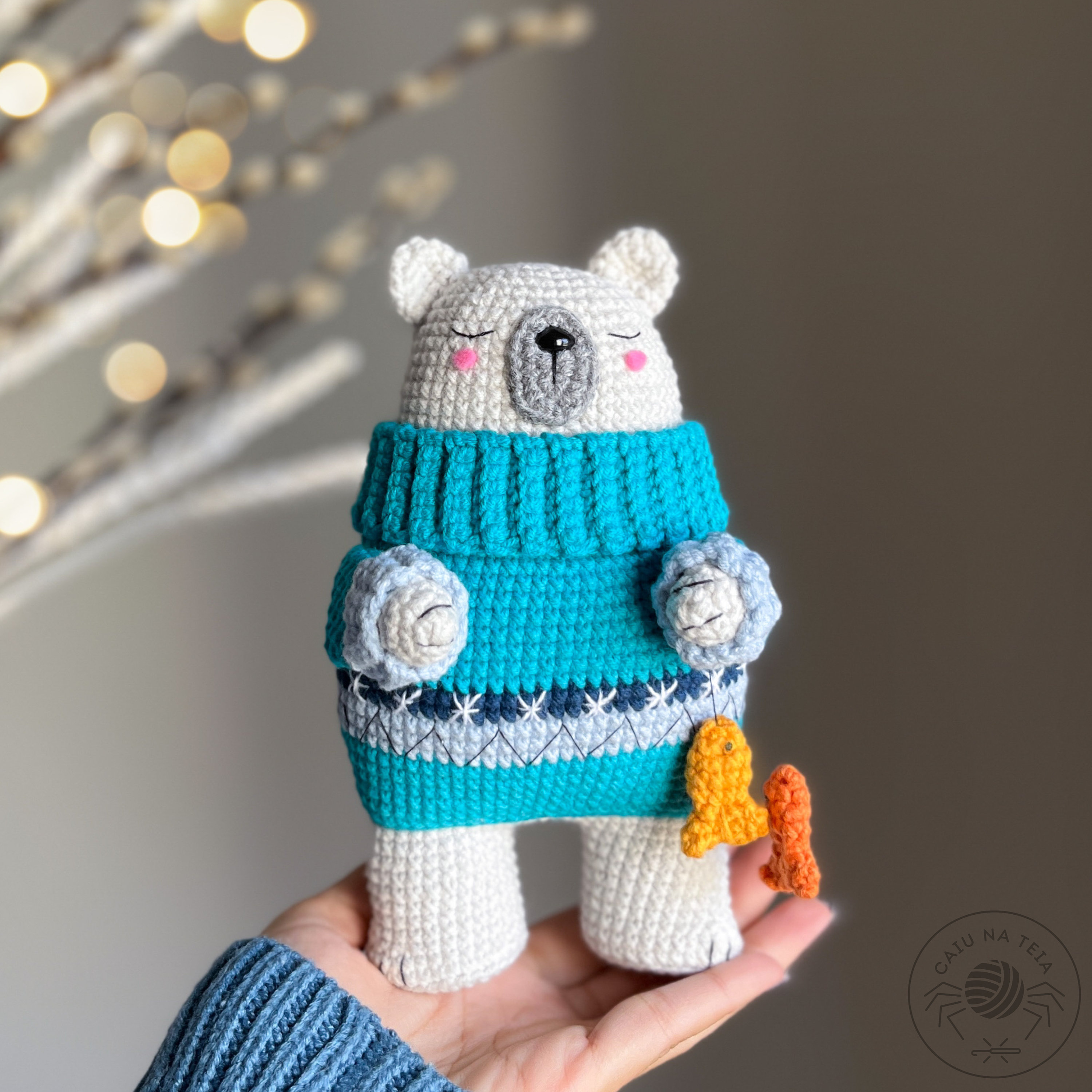 Amigurumi Crochet Pattern Sebastian the Polar Bear/ PDF in English US ...