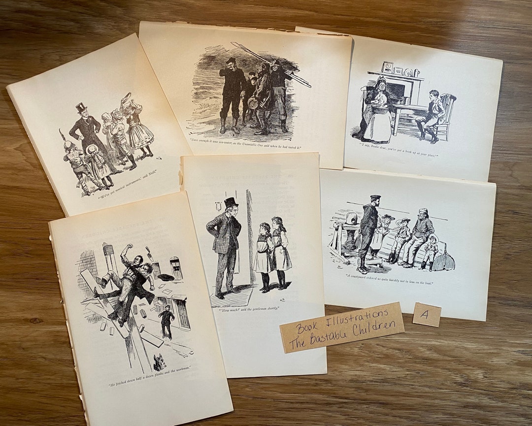 Vintage Book Illustrations Book Art From the Bastable Children 1929 by ...