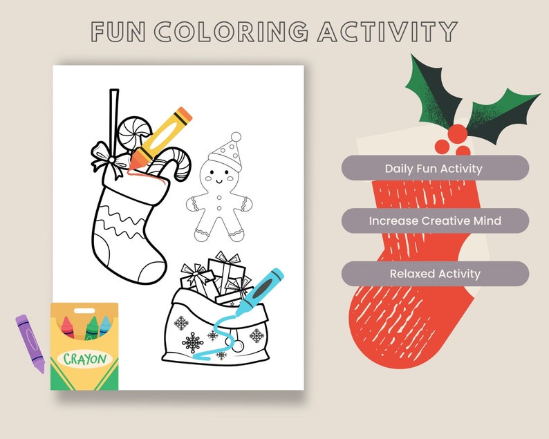 30 Coloring Book Pdf, Christmas Coloring Book,christmas Coloring Pages ...