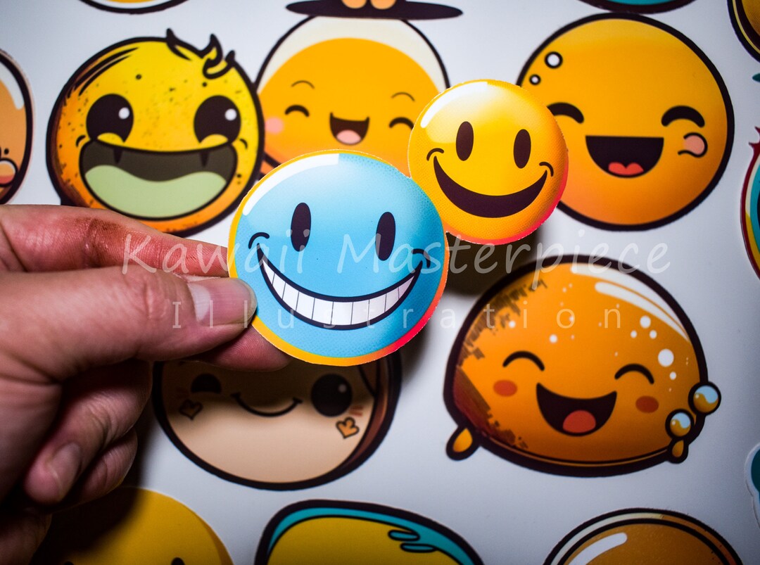 Cute 3 Smiley Face Sticker Car Decal Happy Decal Adorable Smiley Face ...