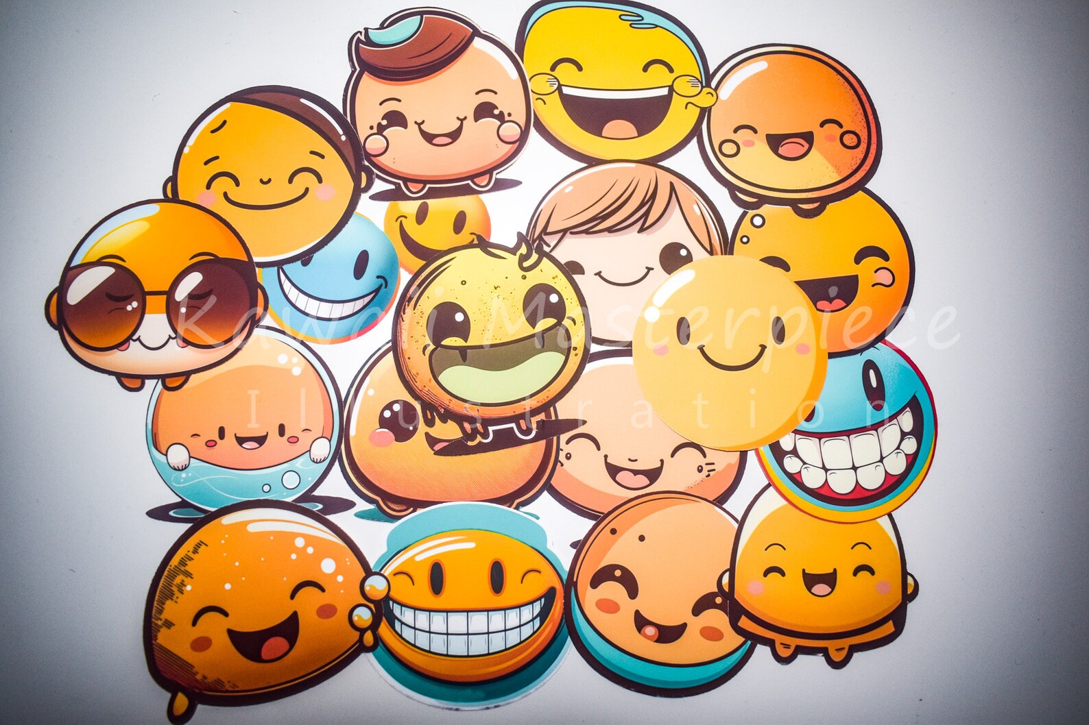 3 Smiley Face Sticker Car Decal Happy Smiley Face - Etsy