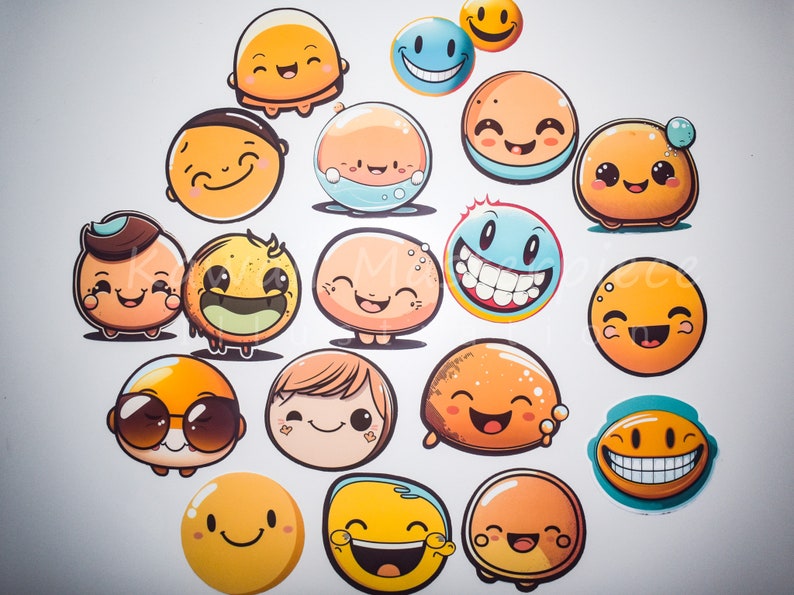 3 Smiley Face Sticker Car Decal Happy Smiley Face - Etsy