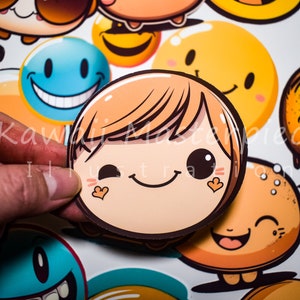 3 Smiley Face Sticker Car Decal Happy Smiley Face - Etsy