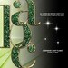 Green Glitter Glam Alphabet Clipart, PNG Clipart, Bling Alphabet ...