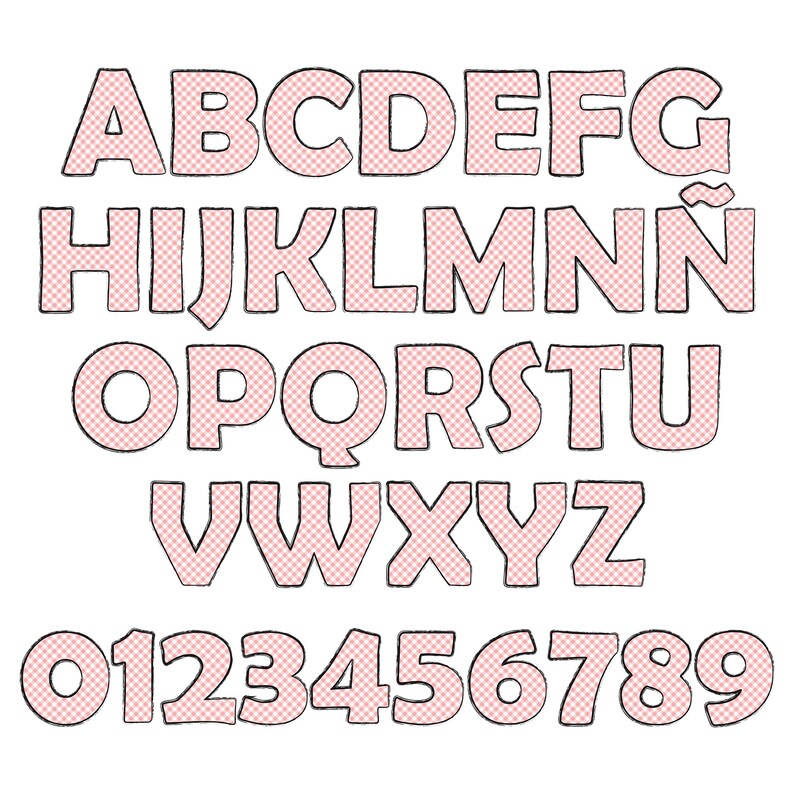 4 Strawberry Alphabets Clipart, PNG Digital Clip Art, Strawberry ...