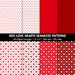 Red Love Hearts Seamless Pattern, Scrapbook Paper (digital Download) - Etsy