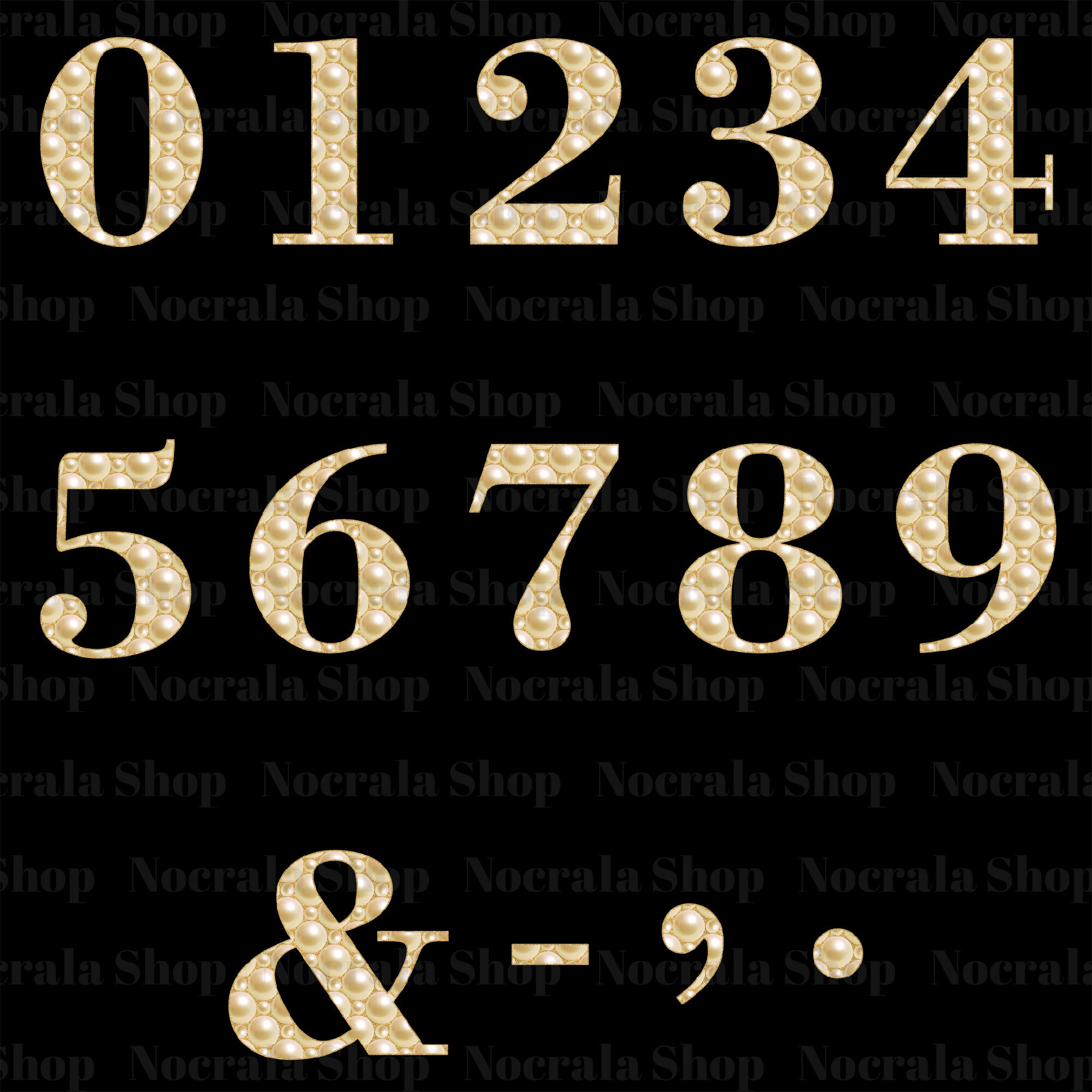 Gold Pearl Alphabet Clipart Letters PNG Clipart Pearl - Etsy