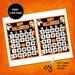 100 Happy Halloween Bingo Cards, Bingo for Kids, Halloween Activity ...