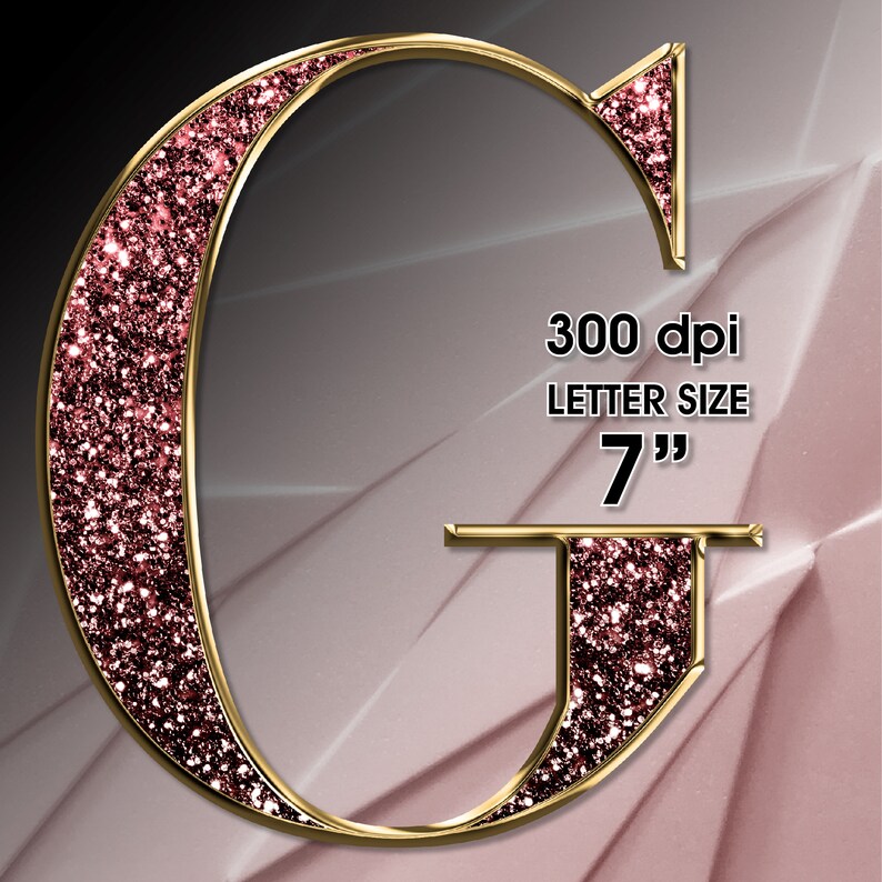 Pink Glitter Glam Alphabet Clipart, PNG Clipart, Bling Alphabet ...