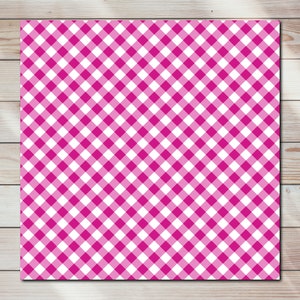 Rainbow Gingham Digital Paper, 100 Large Printable Sheets (digital ...