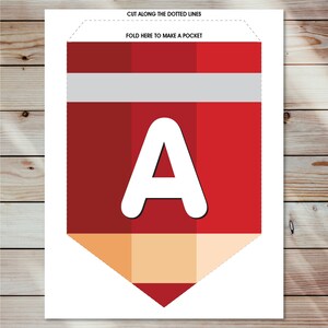 Pencil Printable PDF Banner, Classroom Banner, Colorful Classroom Decor ...