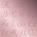 Pink Chrome Cursive Alphabet Clipart, PNG Clipart, Pink Chrome Cursive ...
