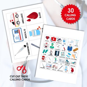 30 Printable Medical Bingo Cards, Doctor Bingo, Fun Grad Game, Nurse ...