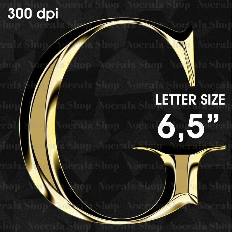 Gold Chrome Alphabet Clipart, PNG Clip Art, Gold Chrome Letters ...